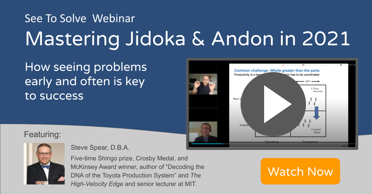 Mastering Jidoka & Andon in 2021